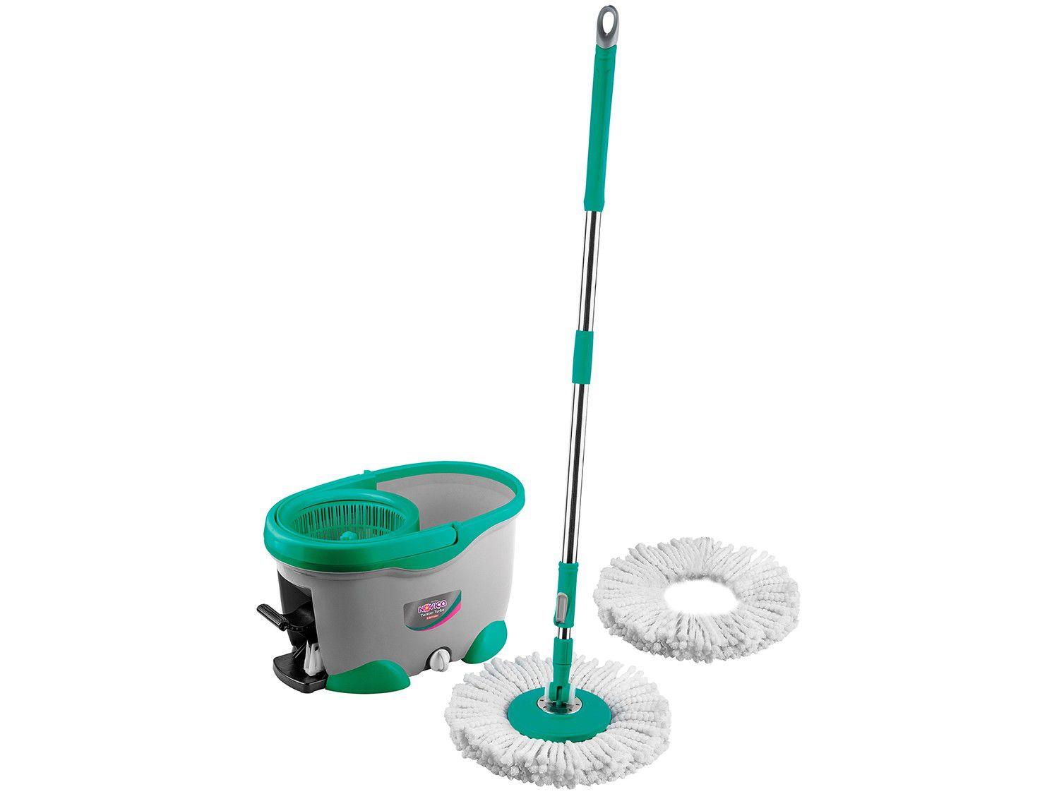 Mop Giratório com Balde Microfibra Bettanin Noviça - Twister Turbo ...