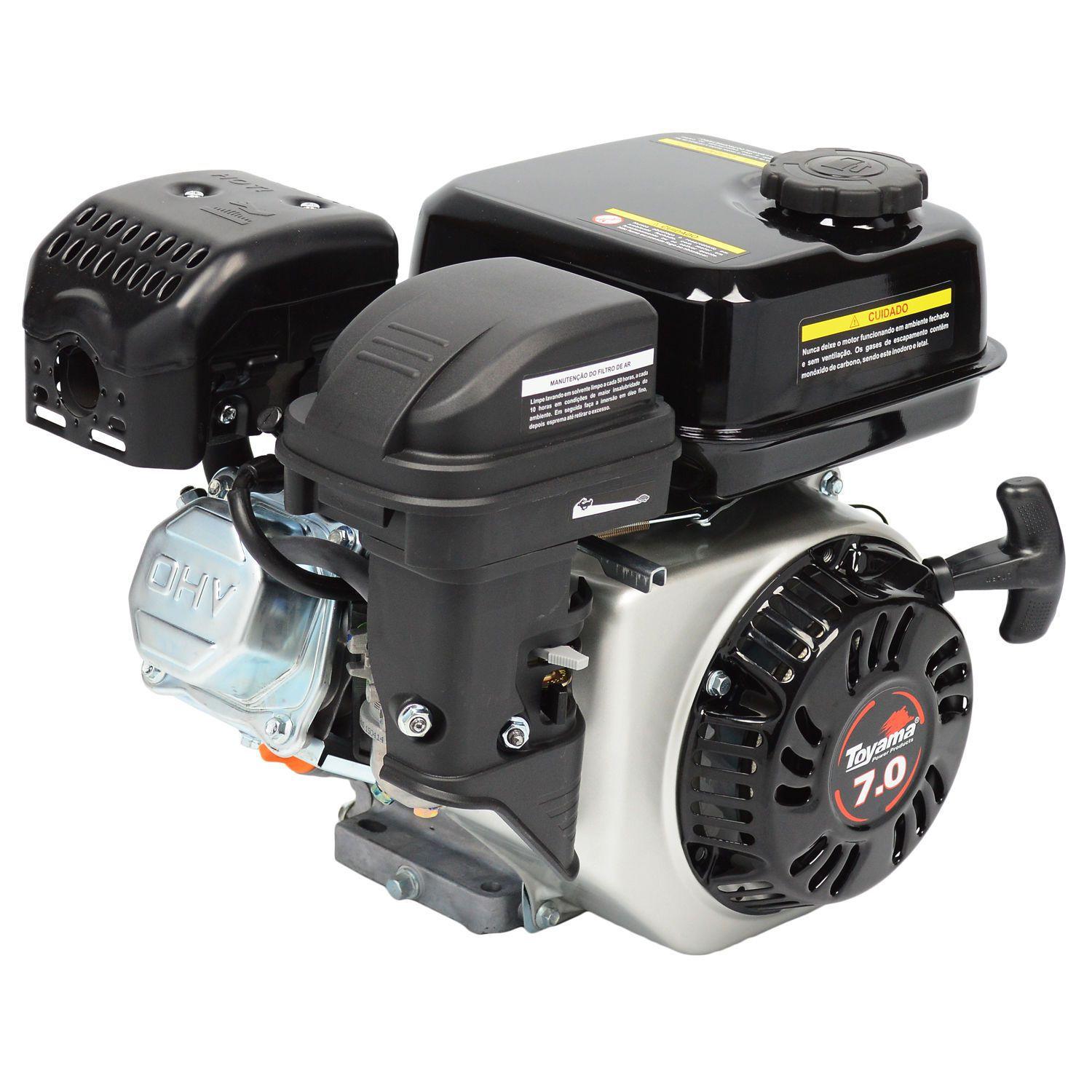Motor a Gasolina Toyama 7cv 7HP Com Polia 2 Canais 100mm - Motor para ...