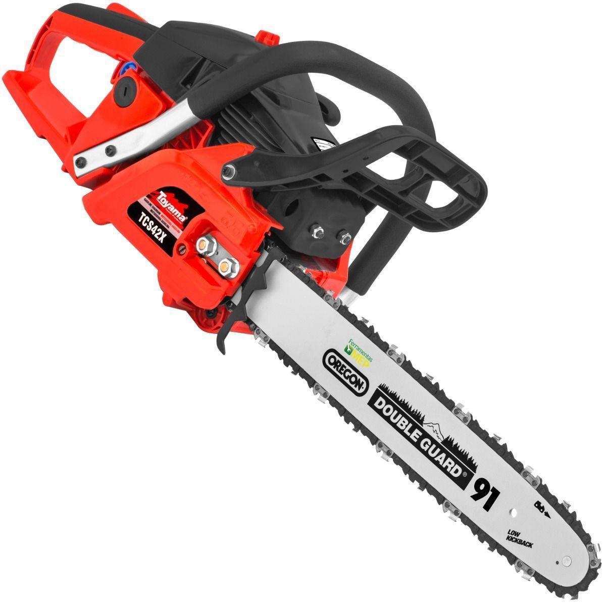 Motoserra a gasolina sabre 16” oregon toyama 39,6cc tcs42x-16s ...