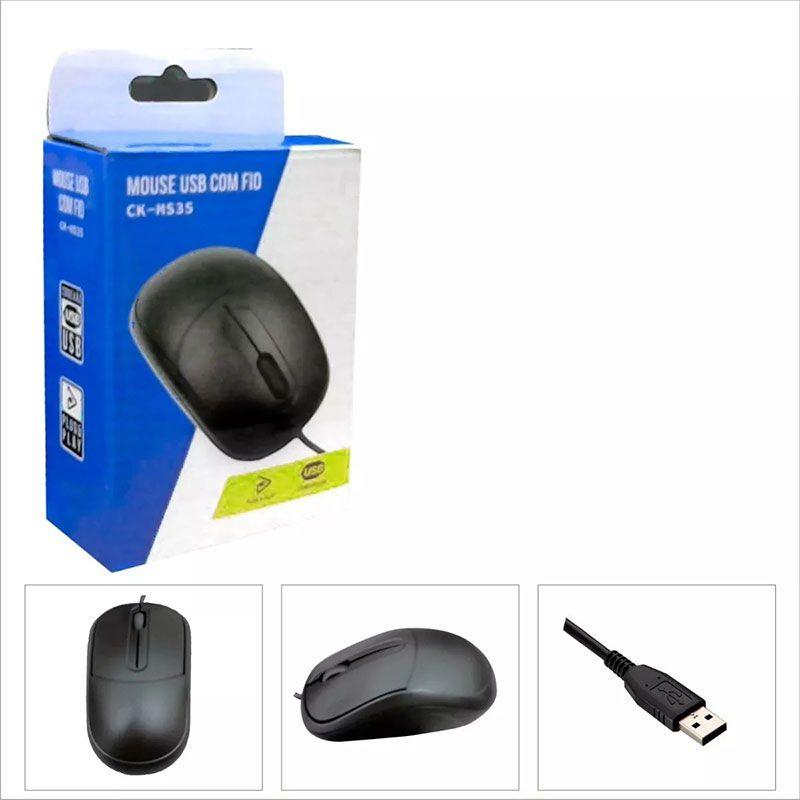 Mouse C3 Tech Óptico USB CK-MS35 Preto - Coletek - Mouse com Fio ...