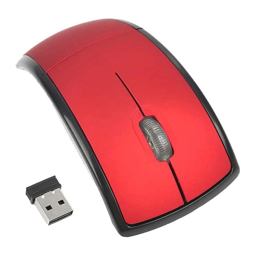 Mouse dobrável óptico sem fio 2,4GHz Cor: PRETO - Mkb - Mouse ...