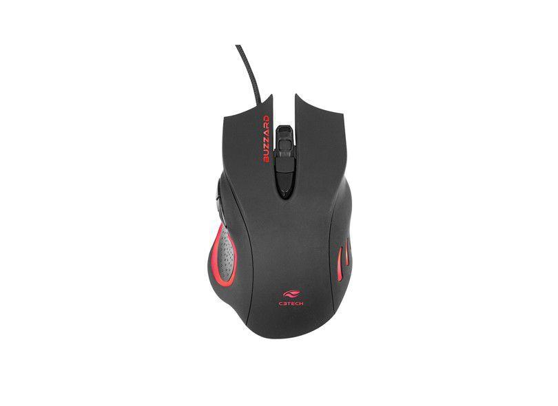 Mouse gamer Buzzard MG-110BK C3 Tech - Mouse Gamer - Magazine Luiza
