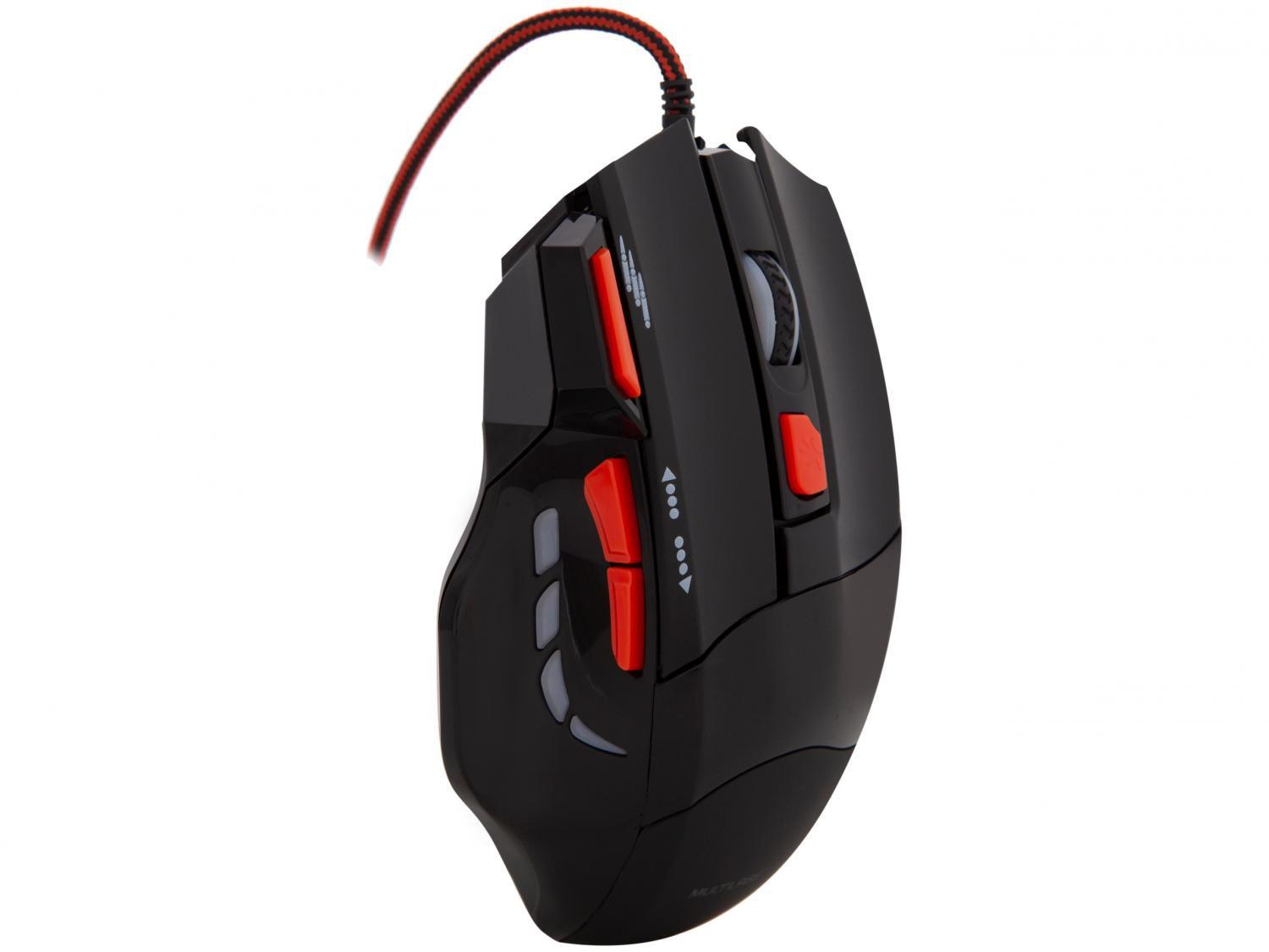 Mouse Gamer Óptico 2400dpi Multilaser XGamer Fire Button