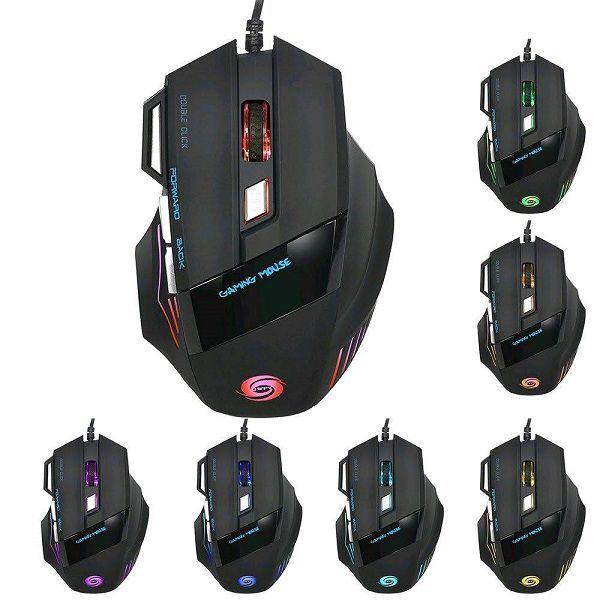 Mouse Gamer X7 Game Estone Dpi E-sports Cs Minecraft Lol Go - Mouse ...