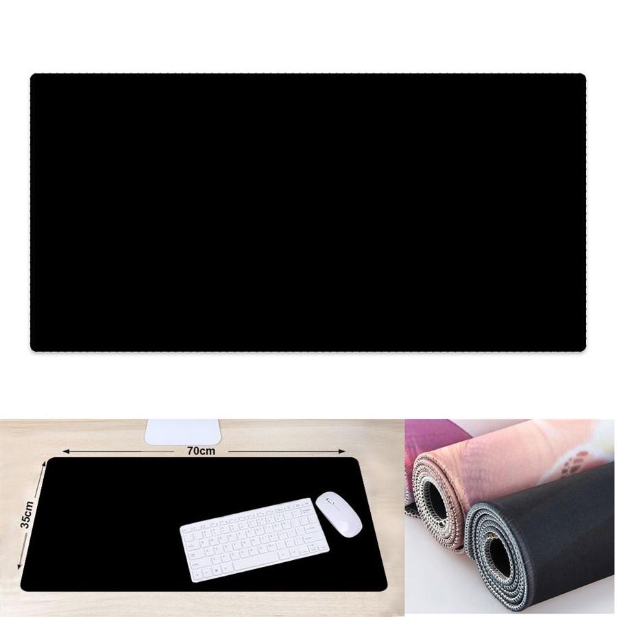 Mouse Pad Gamer Grande Barato Tamanho 70x35cm Speed Todo Preto Sem ...