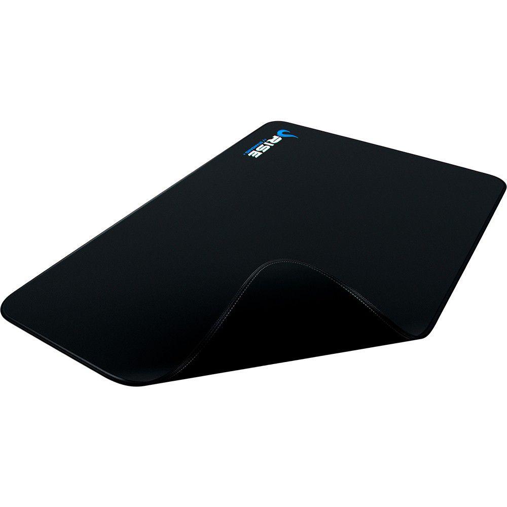 Mouse Pad Grande com Bordas Costuradas Gaming Standard Preto Rise Mode ...