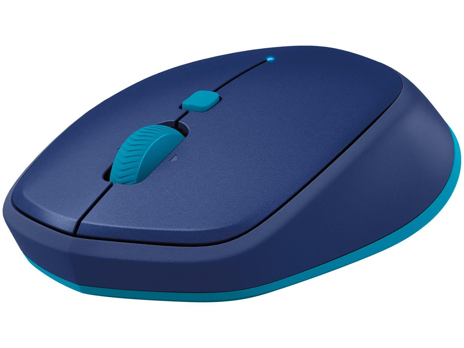 Mouse sem Fio Logitech Óptico 1000DPI 4 Botões - M535 Azul - Mouse ...