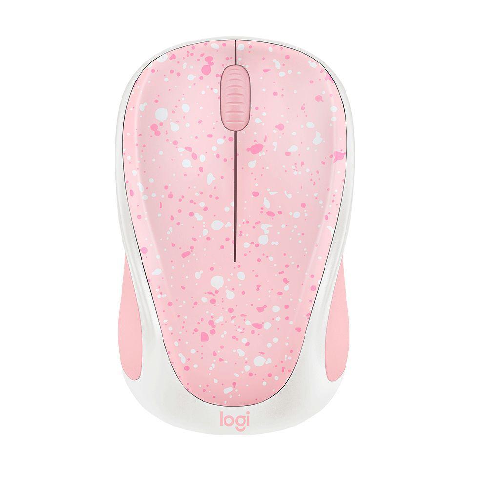 Mouse Sem Fio M317c Logitech Rose Splash - Mouse - Magazine Luiza