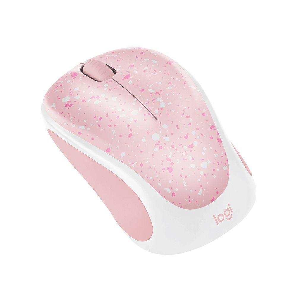 Mouse Sem Fio M317c Logitech Rose Splash - Mouse - Magazine Luiza