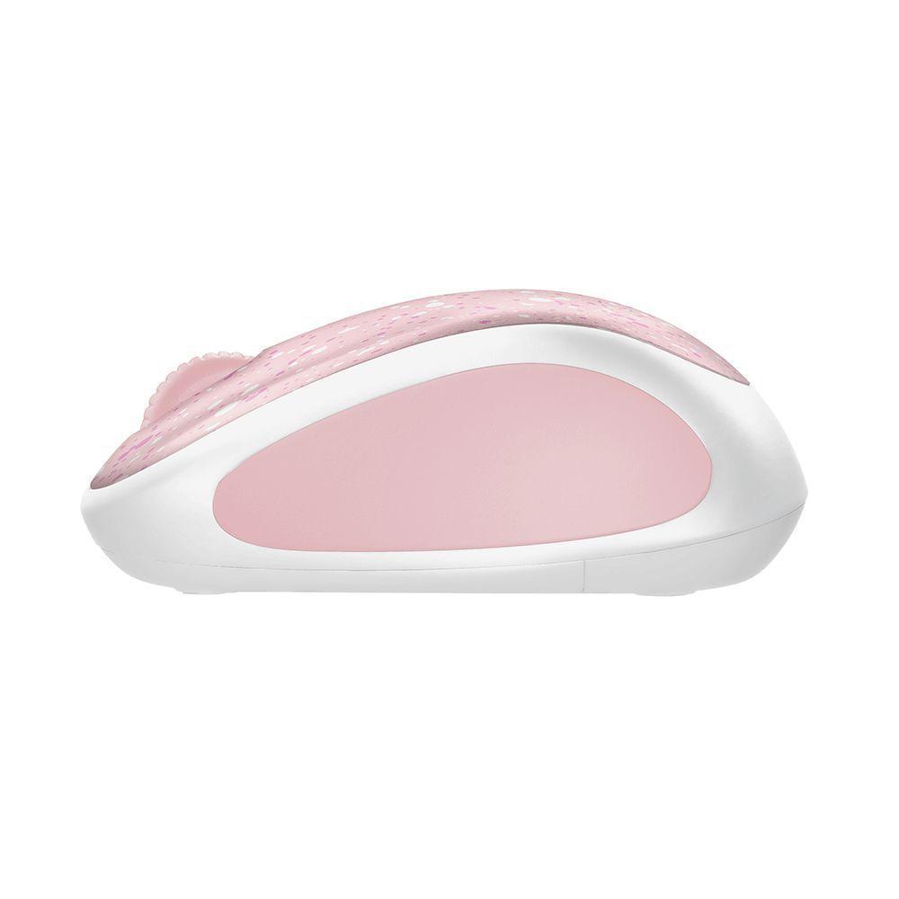 Mouse Sem Fio M317c Logitech Rose Splash - Mouse - Magazine Luiza