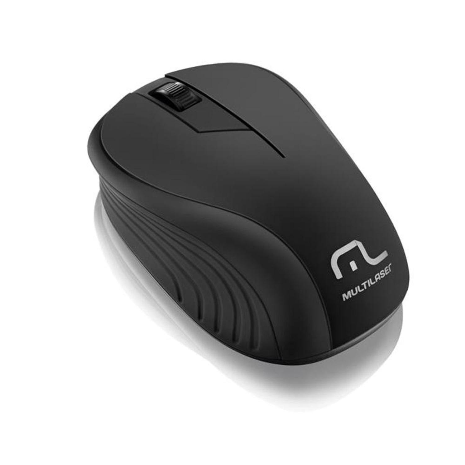 Mouse Sem Fio Multilaser Mo213 Preto - Mouse - Magazine Luiza