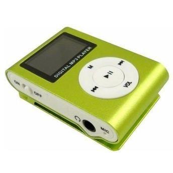 MP3 Player com Entrada SD e Fone de Ouvido Verde - Gbmax - MP3 Player ...