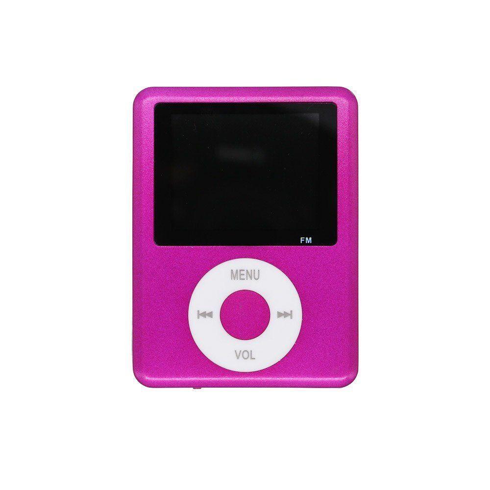 MP4 Player Square Rosa SD / FM / E-BOOK / Gravador - Ukimix - MP4 ...