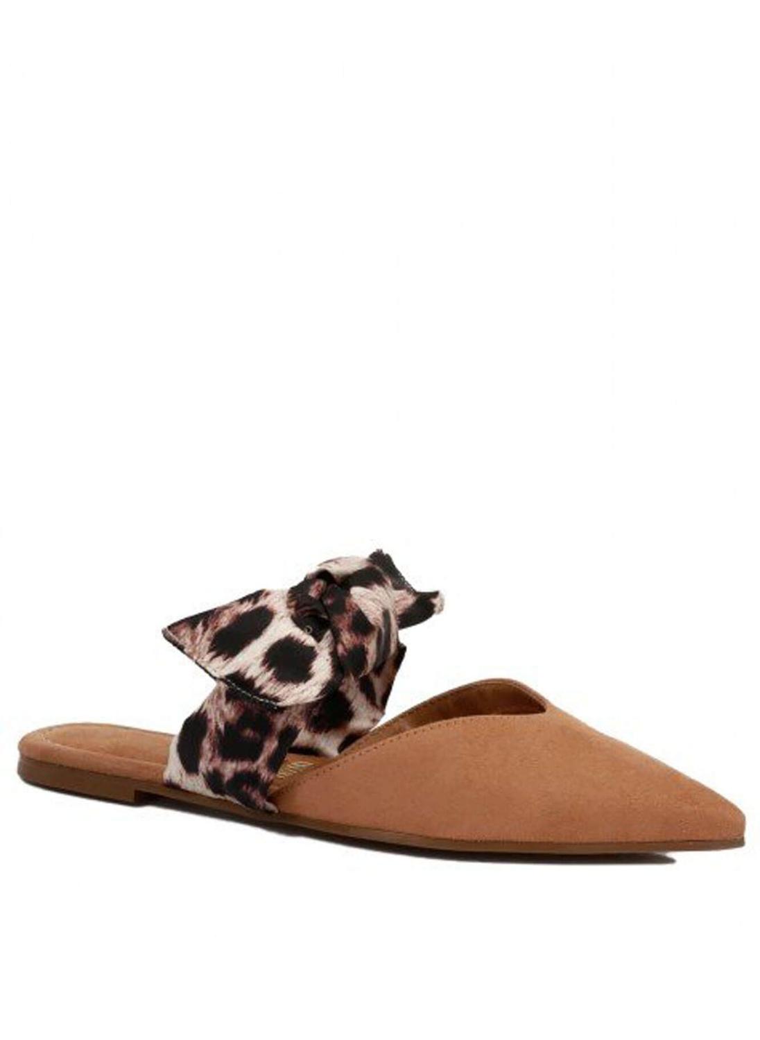 Mule Vizzano Bico Fino Animal Print - Mule Feminino - Magazine Luiza