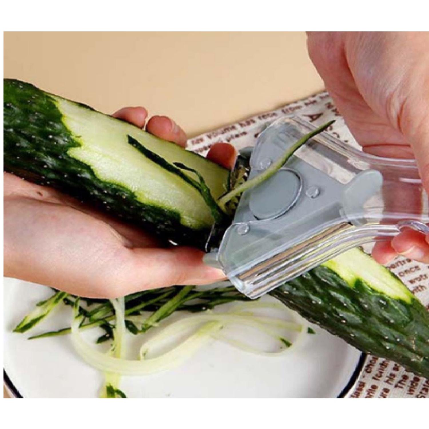 Multi Cortador Descascador Fatiador Ralador de Legumes Frutas Verduras ...