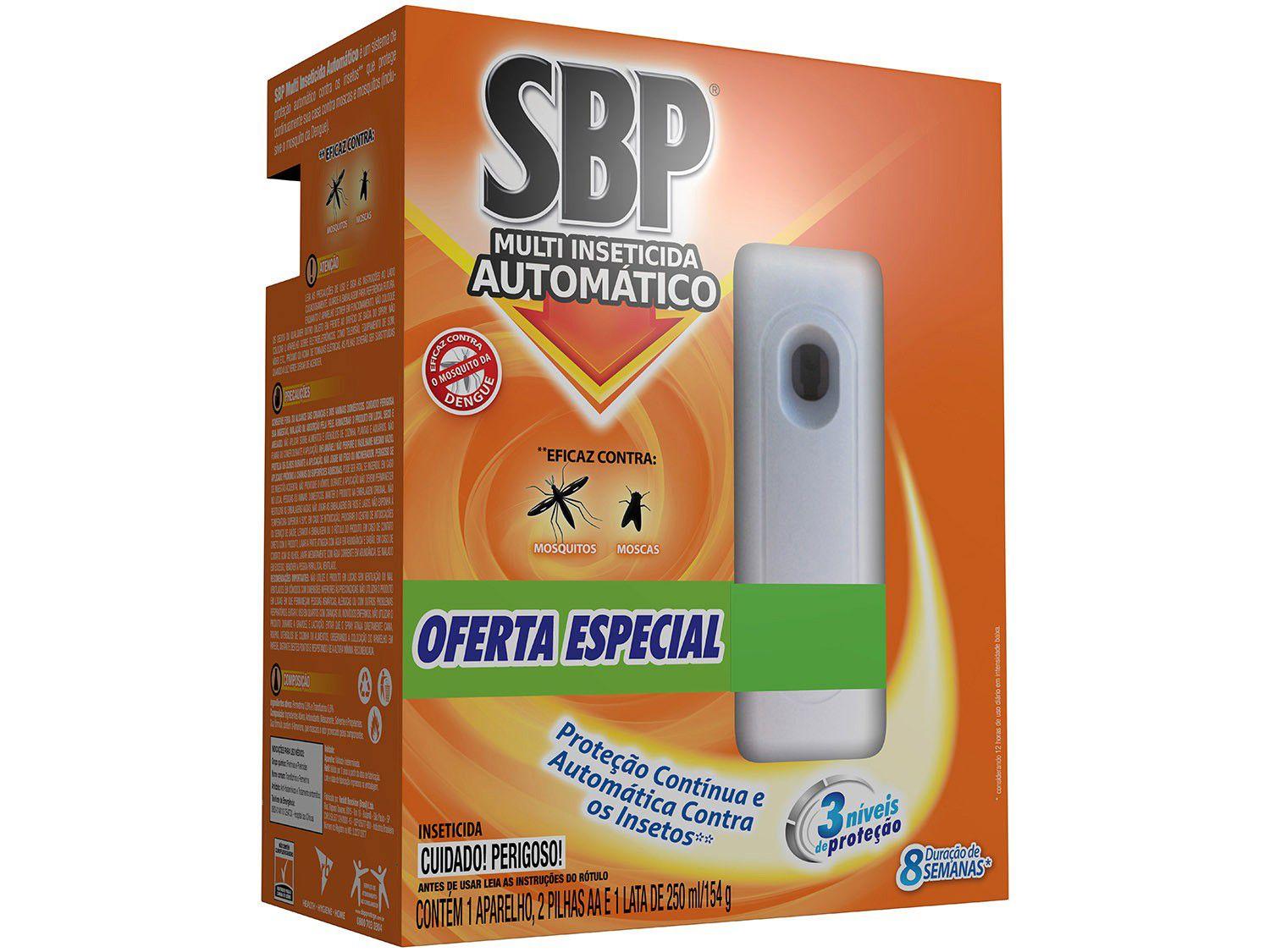 Multi Inseticida SBP Automático Aparelho + Refil - 250ml - Inseticidas ...