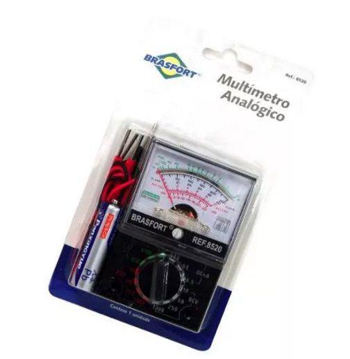 Multímetro Com Visor Analógico A Pilha Brasfort - Multímetro - Magazine ...