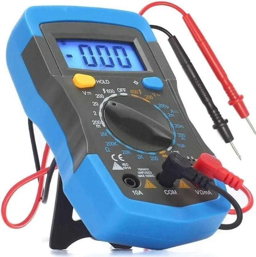 Multímetro Digital Profissional LE-982 Portátil Com Visor Iluminado ...