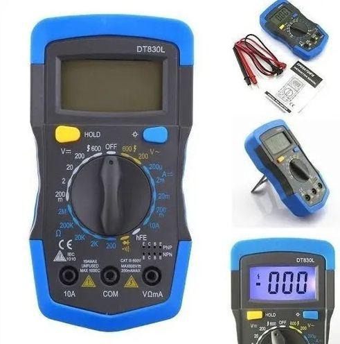 Multímetro Digital Profissional Portátil Com Visor Iluminado - IT BLUE ...