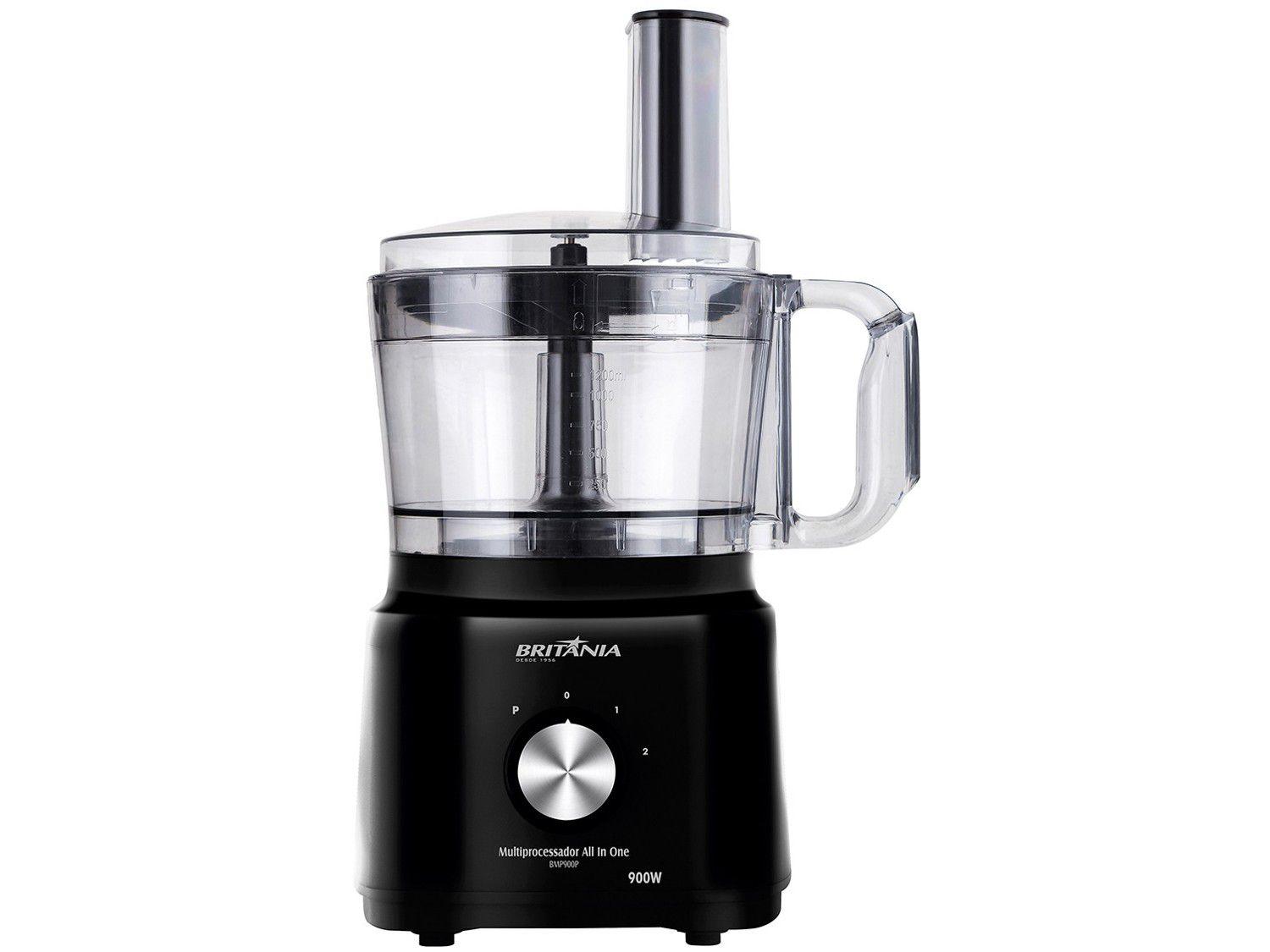 Multiprocessador Britânia Preto All In One - BMP900P 2 Velocidades ...