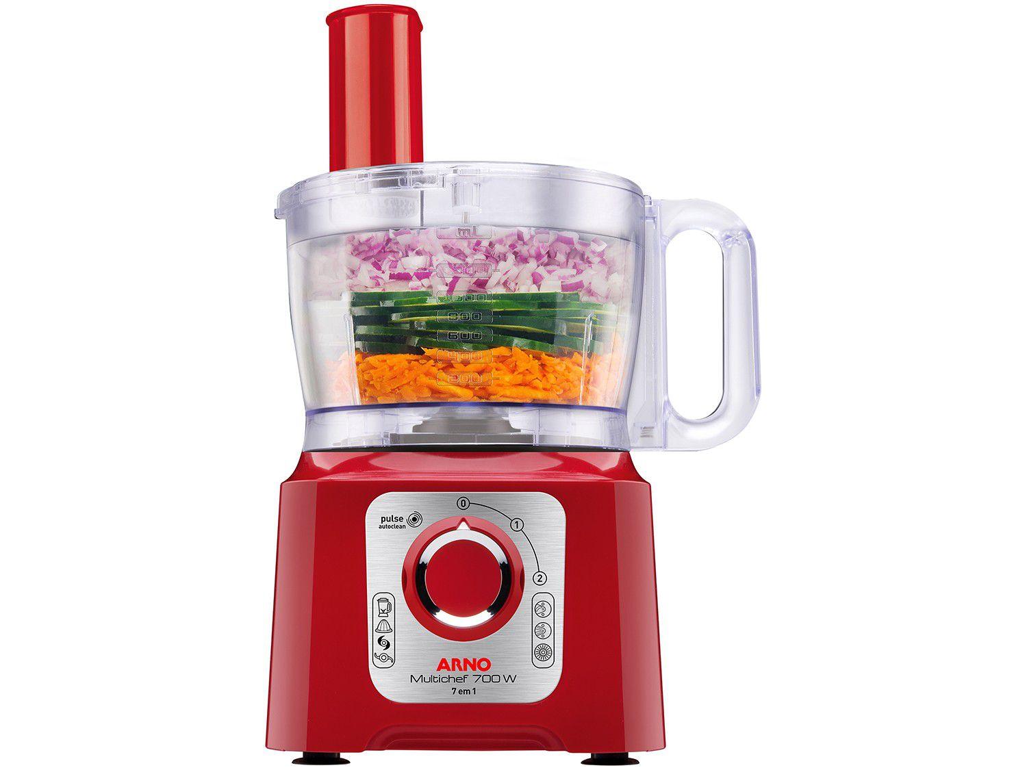 Multiprocessador de Alimentos Arno Vermelho Multichef 700W