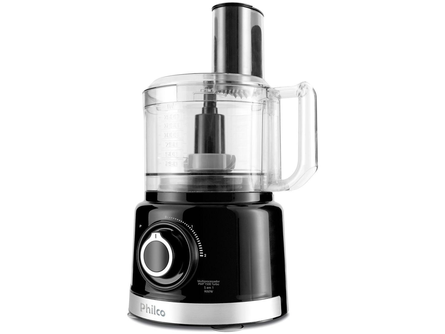 Multiprocessador Philco Preto PMP1500P Turbo 5 em 1 900W