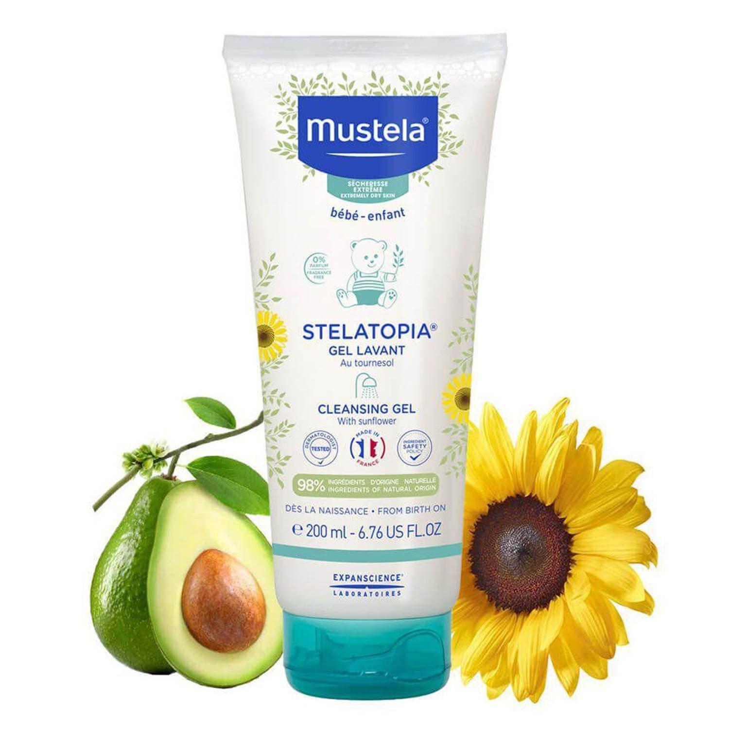 Mustela Dermo Pediatria Stelatopia Gel Lavante Pele Seca - Loção ...