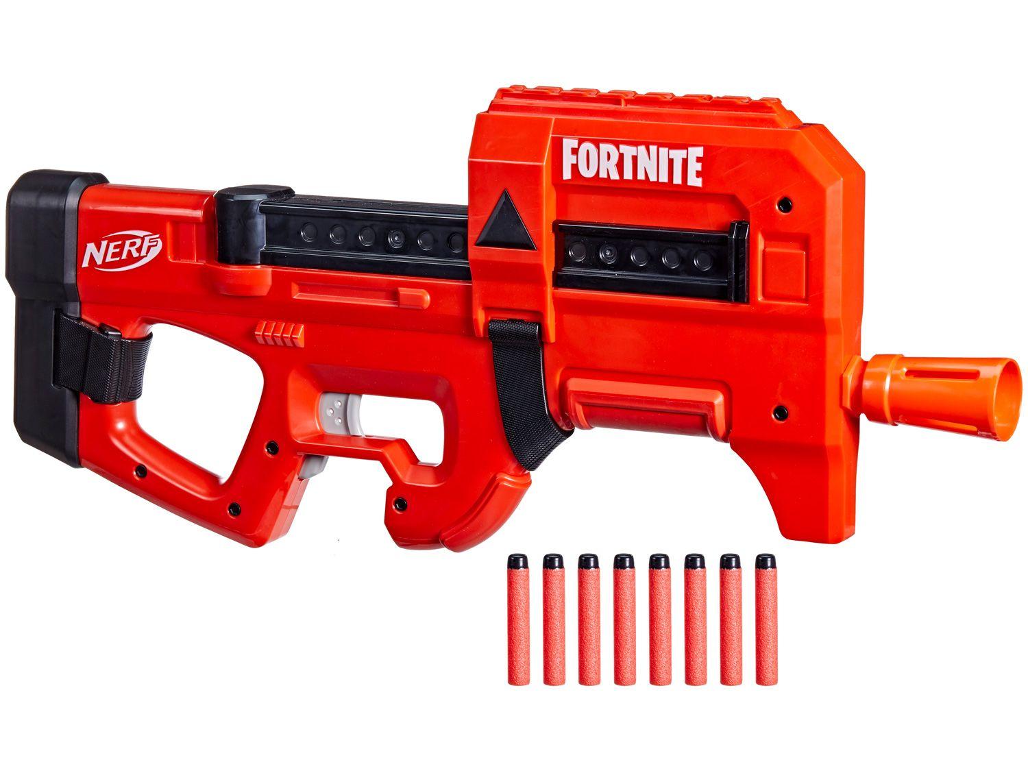 Nerf Fortnite Compact SMG Hasbro com Acessórios