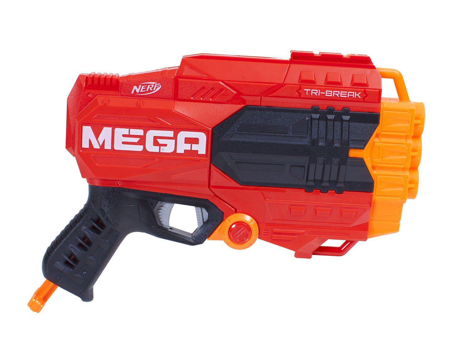 Nerf Mega Tri-Break Tambor Basculante Hasbro - 3 Dardos - Lançadores de ...