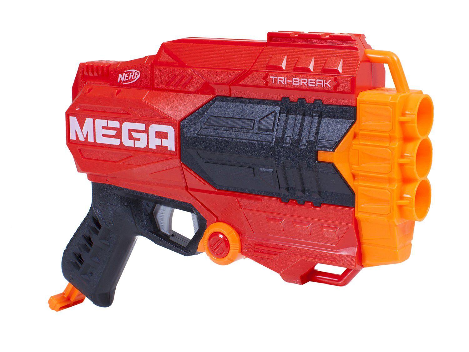 Nerf Mega Tri-Break Tambor Basculante Hasbro - 3 Dardos - Lançadores de ...