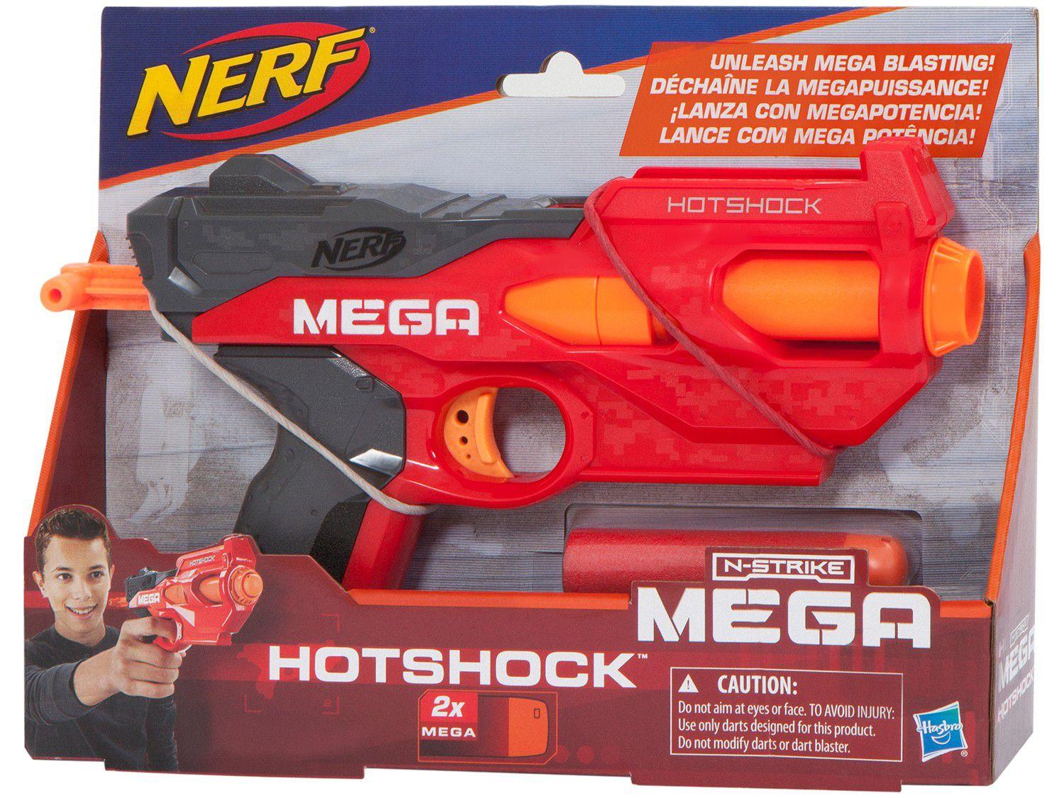 Nerf N-Strike Mega Hotshock Blaster Hasbro - 2 Dardos - Lançadores de ...