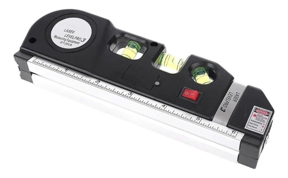 Nível Laser Profissional Trena Level 3 Estágios Nivelador - Nivelaser - Nível a Laser - Magazine ...