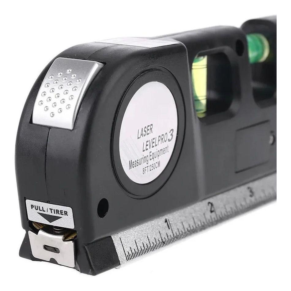 Nível Laser Profissional Trena Level 3 Estágios Nivelador - Nivelaser - Nível a Laser - Magazine ...