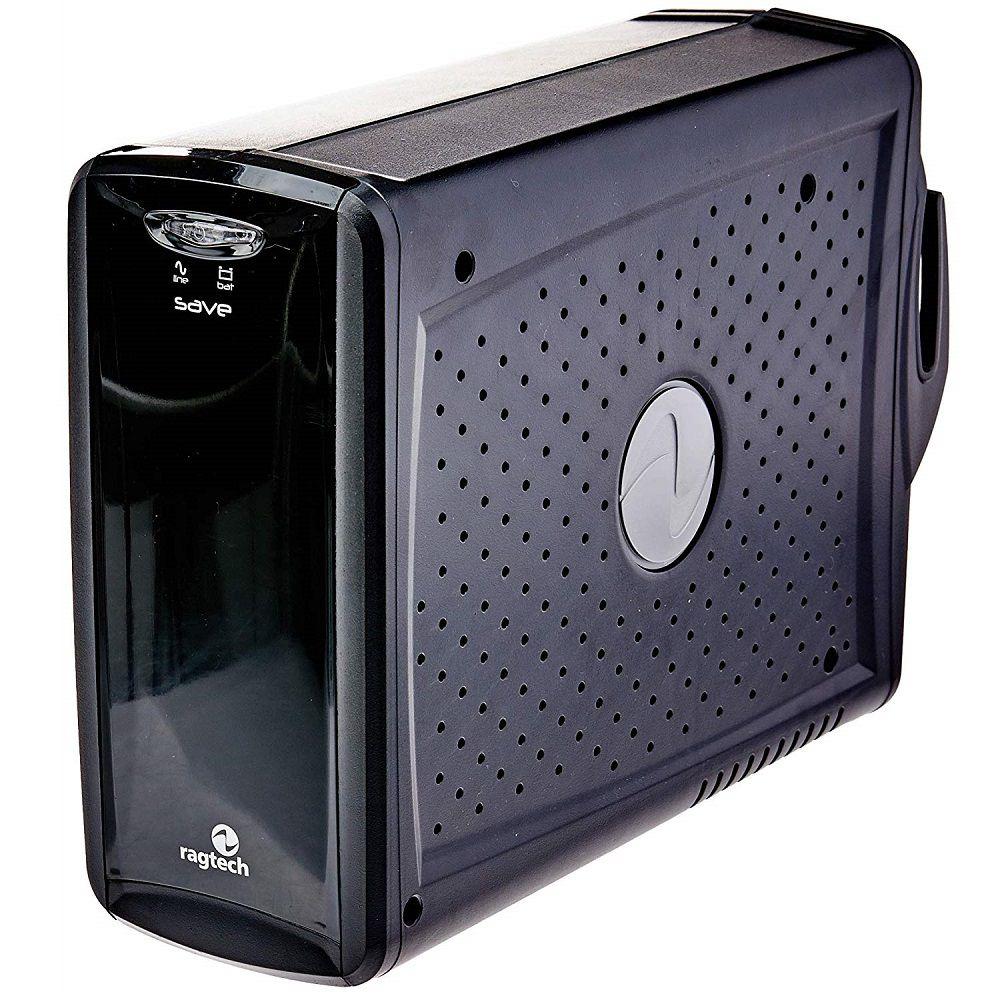 Nobreak Ragtech New Save Home 600VA Entrada Trivolt S.115V Bat. 5Ah 6 ...