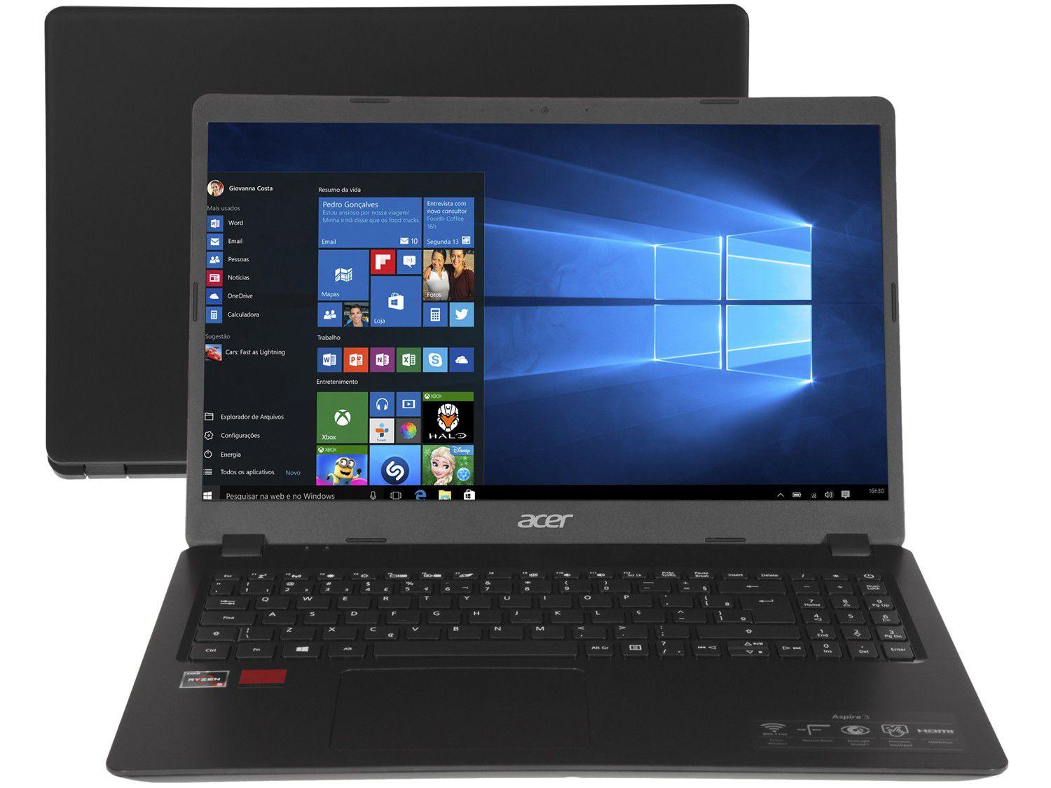 Notebook Acer Aspire 3 A315-42G-R8LU AMD Ryzen 5 - 8GB 256GB SSD 15,6 ...