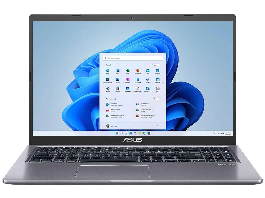 Notebook Asus Intel Core i5 8GB 256GB SSD 15,6” Full HD Windows 11 X515JA-EJ1792W