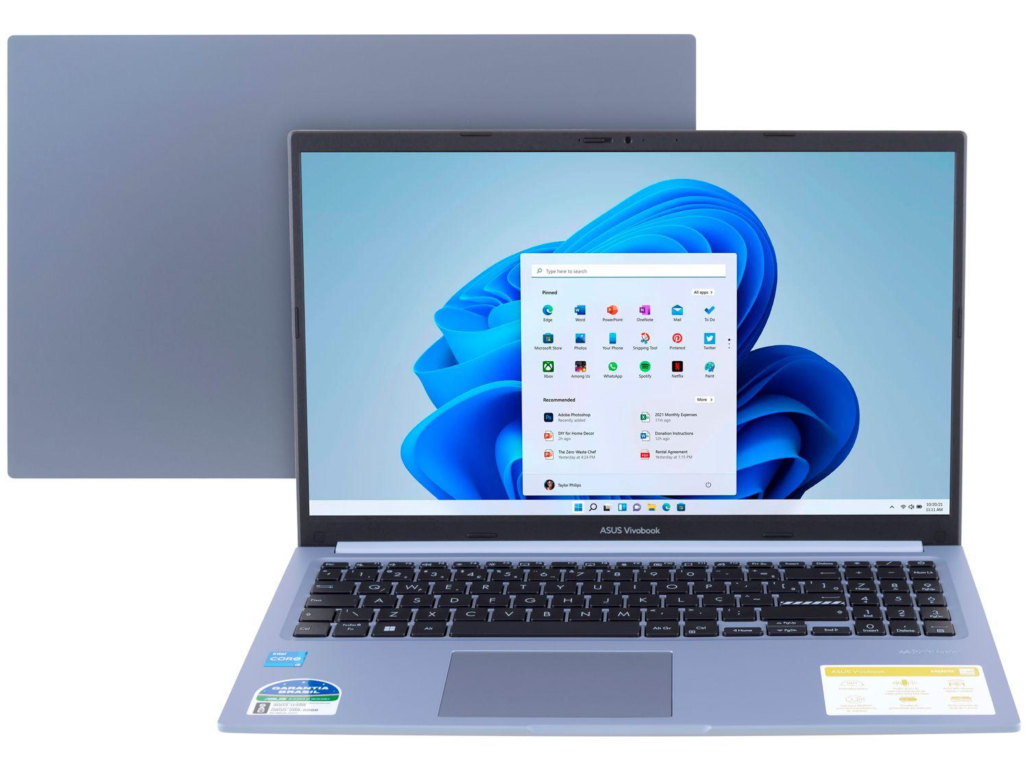 Notebook ASUS Vivobook 15 Intel Core i5 16GB RAM 512GB 15,6" Full HD ...