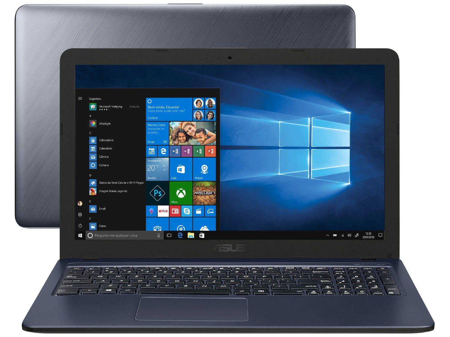 Notebook Asus VivoBook X543UA-DM3459T Intel Core i3 4GB 256GB SSD 15,6 ...