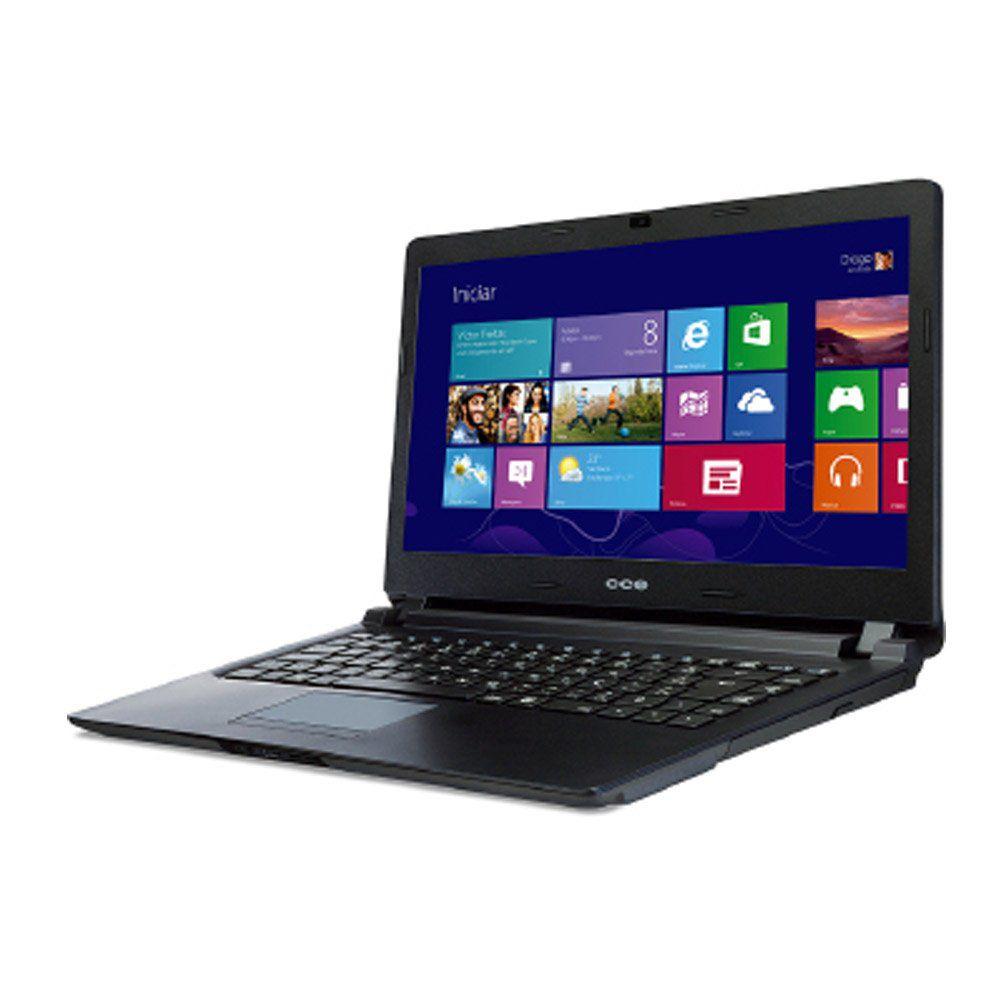 Notebook CCE Dual Core 2GB HD 500GB 14 Polegadas 3D Windows 8 U25 ...