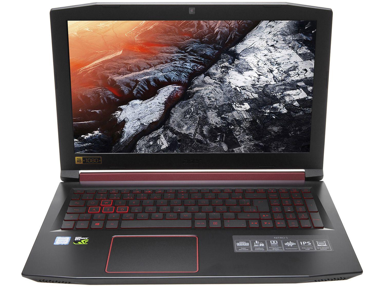 Notebook Gamer Acer Aspire Nitro 5 Intel Core i5 - HQ 8GB 1TB 15,6 ...