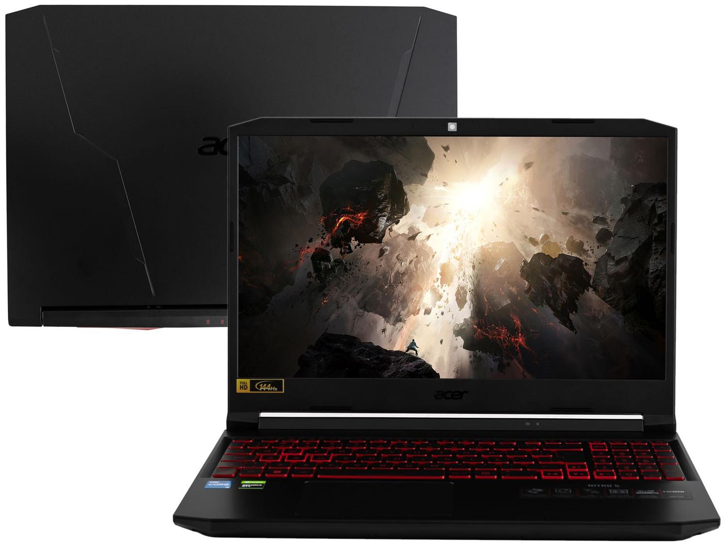 Notebook Gamer Acer Nitro 5 Intel Core i5 8GB 512GB SSD 15,6” Full HD ...