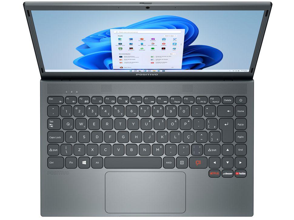 Notebook Positivo Motion C Intel Celeron 4GB 128GB eMMC 14,1” Windows ...