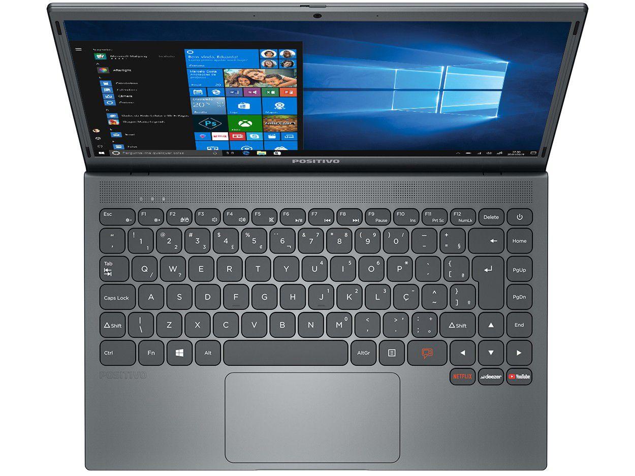 Notebook Positivo Motion Gray Q4128C-S Intel Atom - 4GB 128GB eMMC 14,1 ...
