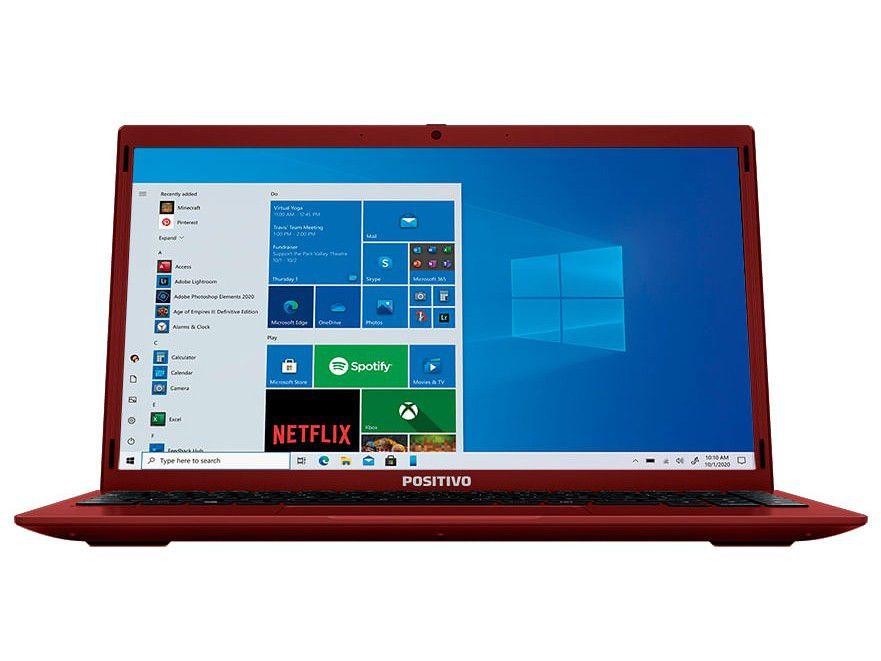 Notebook Positivo Motion Intel Atom - 4GB 128GB eMMC 14,1” LED Windows ...