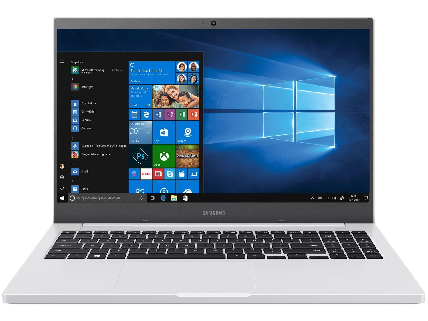 Notebook Samsung Book NP550XDA-KO2BR Intel Celeron - 4GB 500GB 15,6 ...