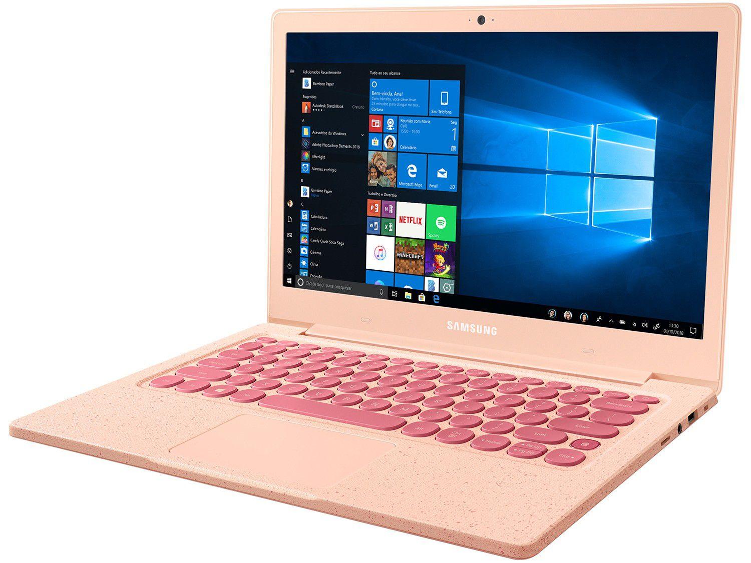 Notebook Samsung Flash F30 Intel Dual Core - 4GB SSD 64GB 13,3” Full HD ...