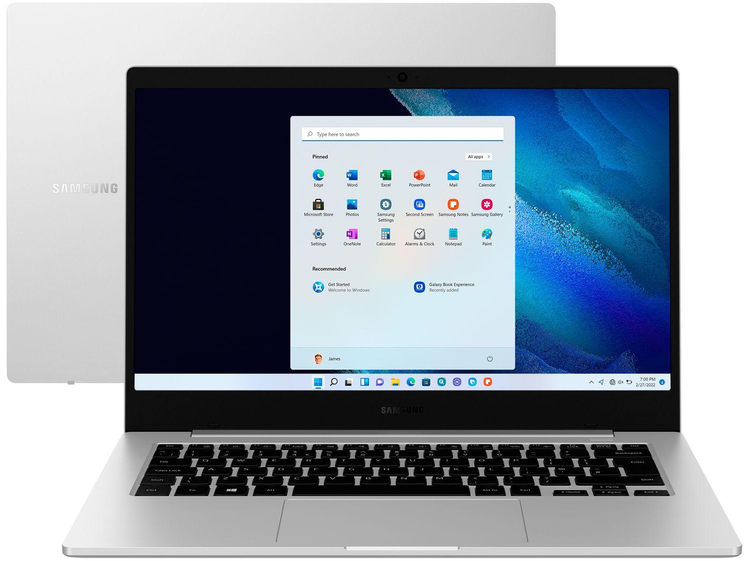 Notebook Samsung Galaxy Book Go Snapdragon 7c Kryo 468 Octa-core 4GB ...