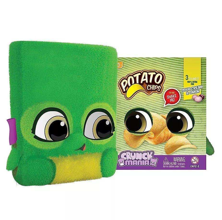 Nova Pelucia Crunch Mania Potato Chips com Sons Fun 80080 - Pelúcia ...