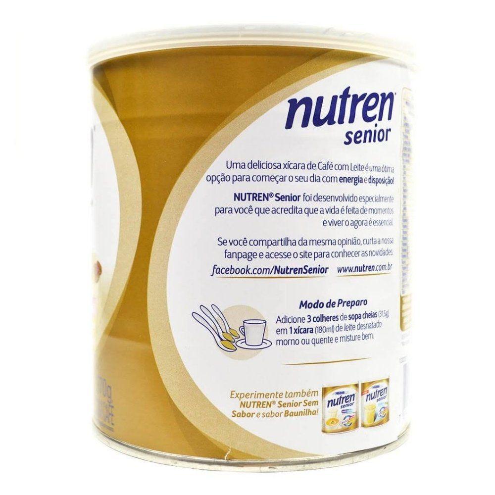 Nutren senior sabor café com leite 370g - nestlé - NESTLE - Complemento ...