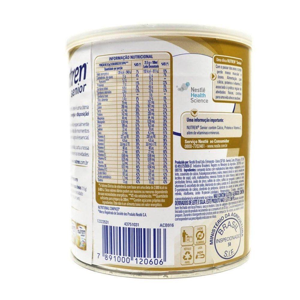 Nutren senior sabor café com leite 370g - nestlé - NESTLE - Complemento ...